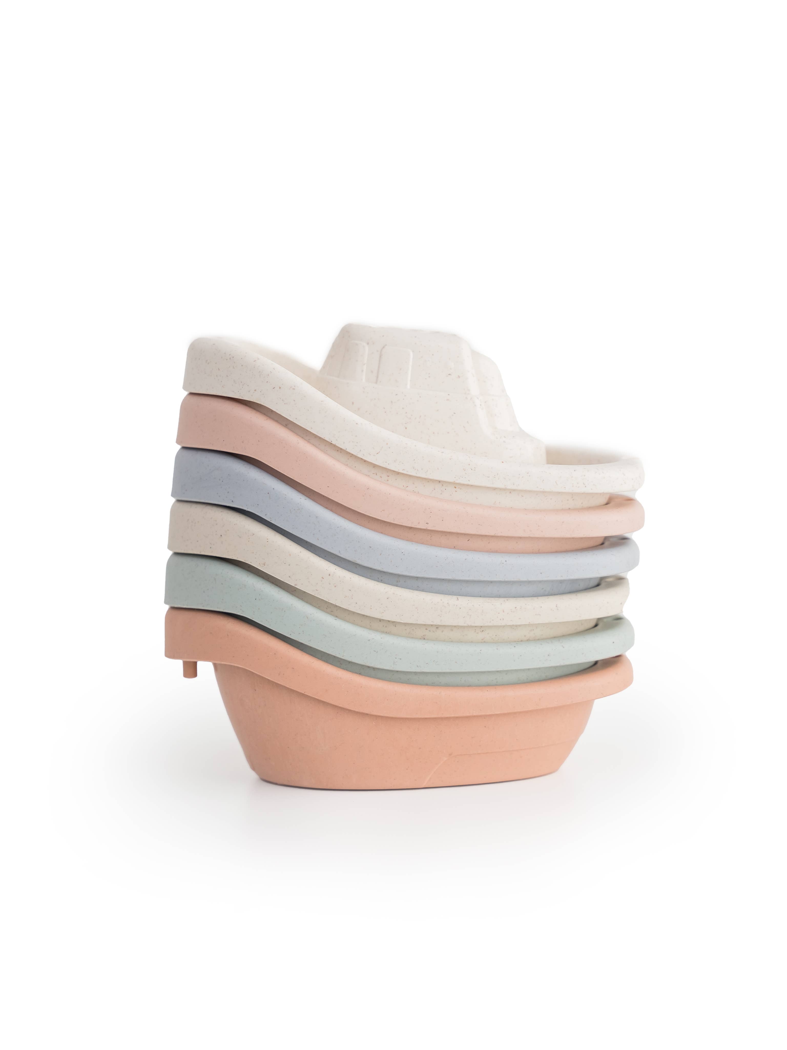 Stackable Toy Boat Set | Light and Lion